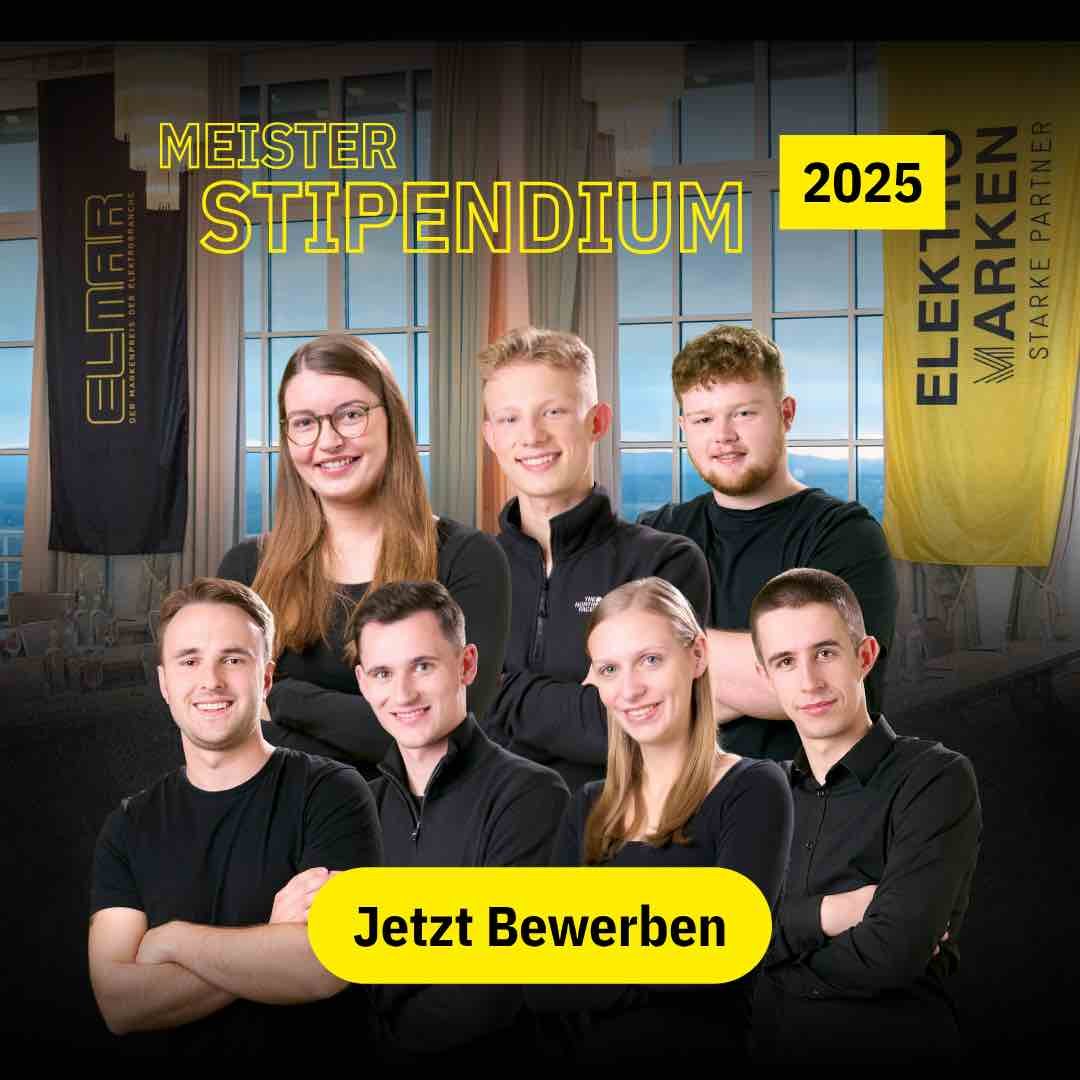 Förderung für Elektrogesell*innen | Meisterstipendium | Zukunft im Handwerk